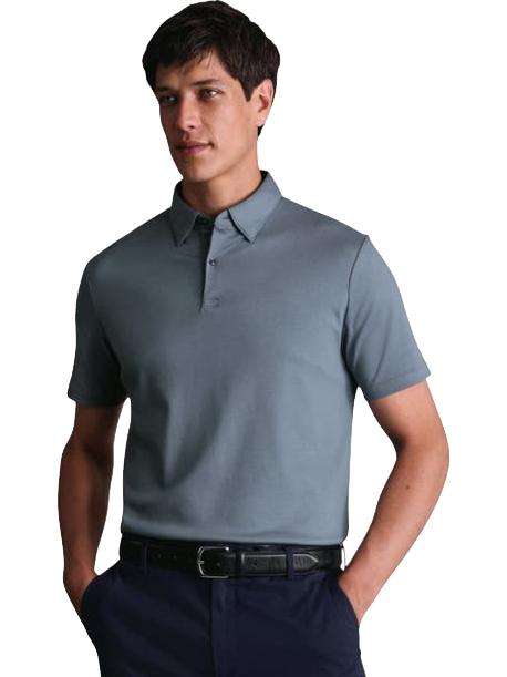 CHARLES TYRWHITT short sleeve jersey polo